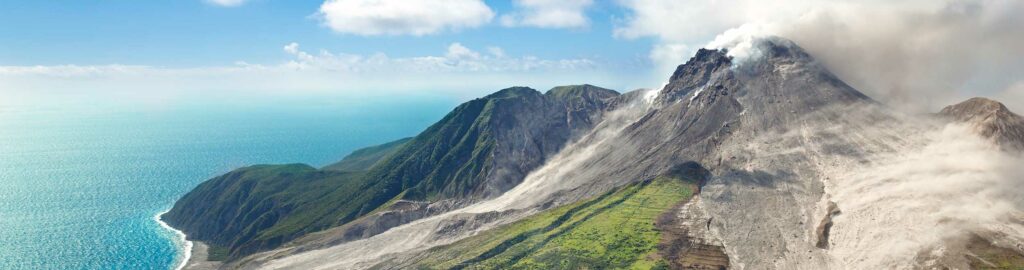 Montserrat Volcano Tour - CalvinAir Helicopters